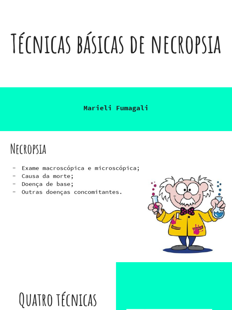 Técnicas Básicas de Necropsia | PDF | Autópsia | Anatomia