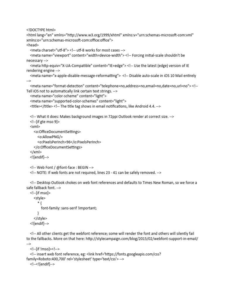 HTML TEMPLATE | PDF | Software | World Wide Web