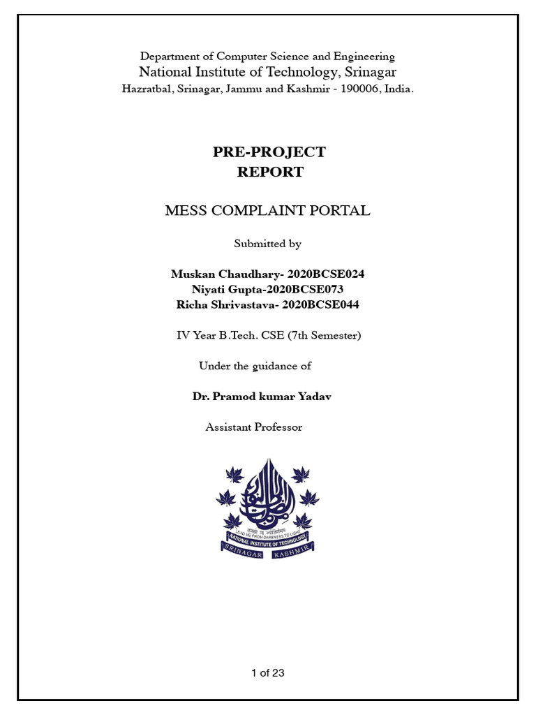 Pre-Project Report (EDITED) | PDF | Document Object Model | Java Script