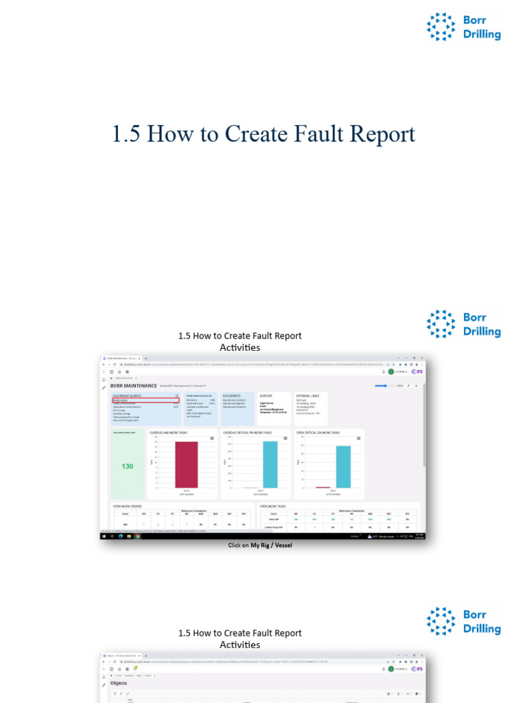 1.5 How To Create Fault Report | PDF | Computing