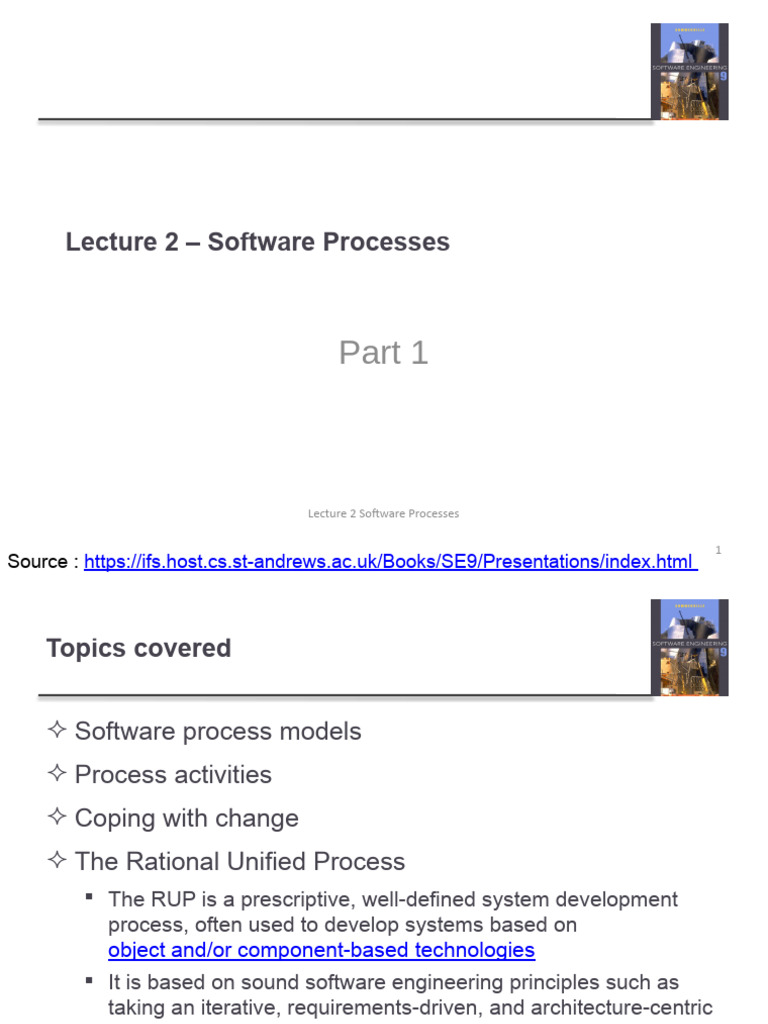 Lecture 2 Software Processes Pdf Software Development Process Software Prototyping 5814