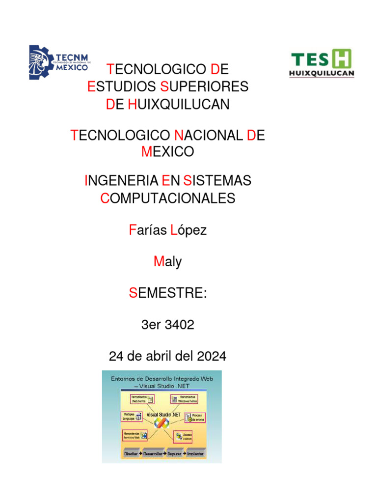 Farías López Maly - Cuadro Comparativo Sobre Las Distintas Plataformas de Desarrollo Visual ...