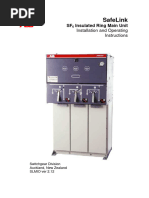 SF6 RMU - Installation & Operation | PDF | Fuse (Electrical) | Switch