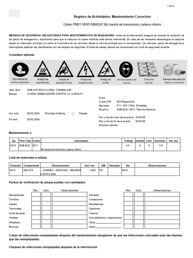 Banda de Transmisión | PDF | Materiales