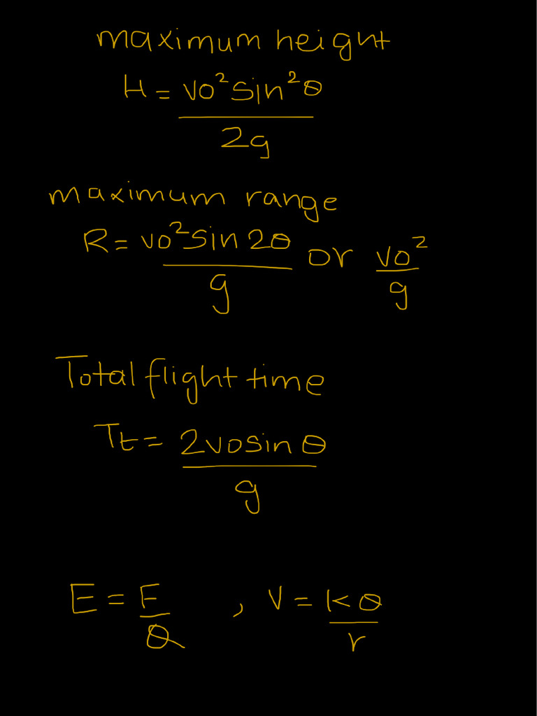 Maximum Height 2 | PDF