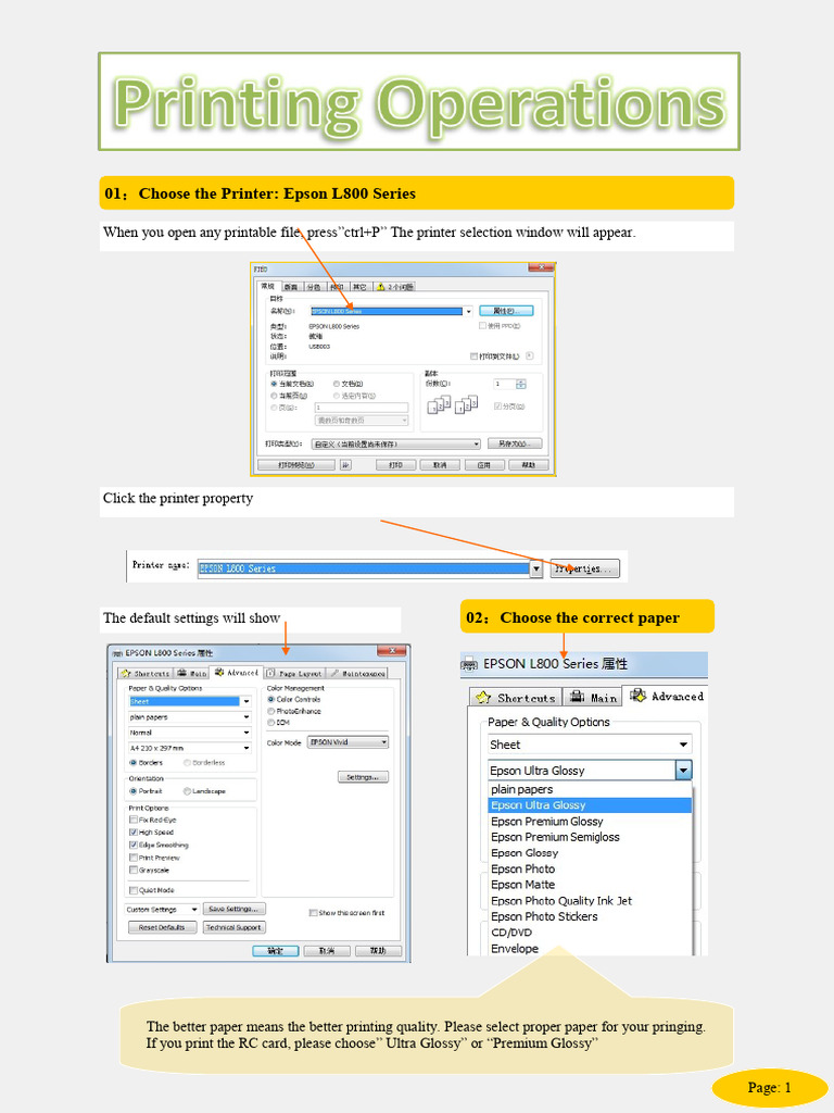 printingsetting | PDF | Printer (Computing) | Office Work