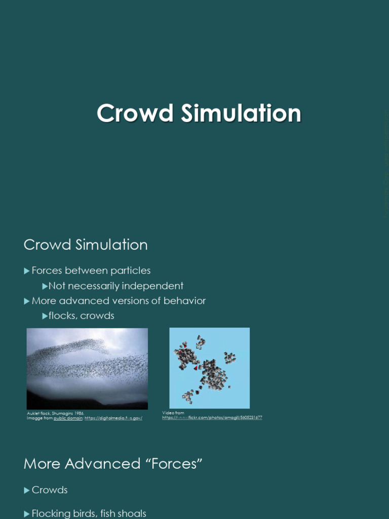004basics of Crowd Simulation | PDF | Games & Activities