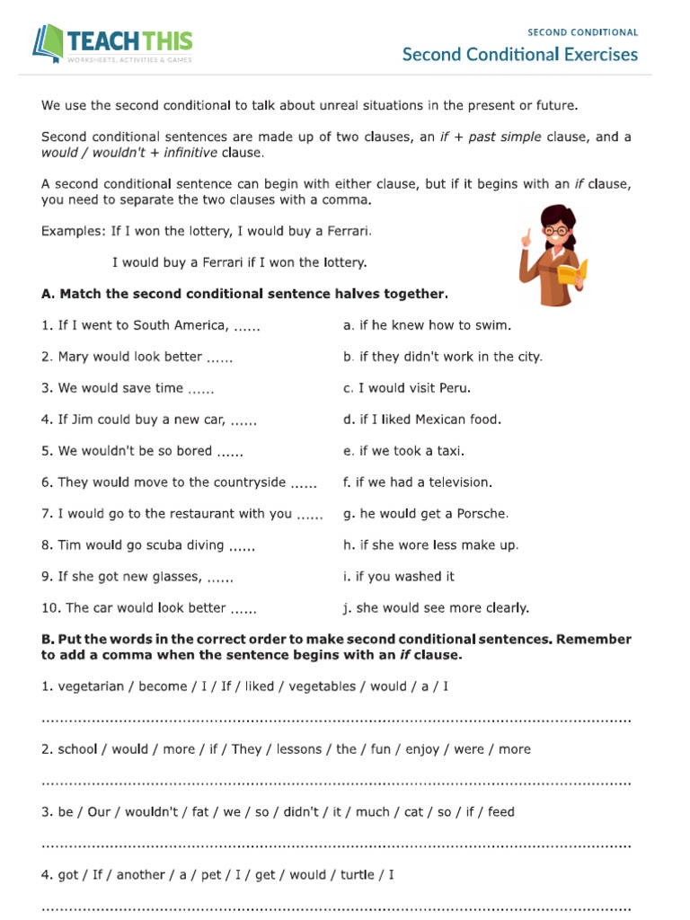 2nd conditional practice | PDF