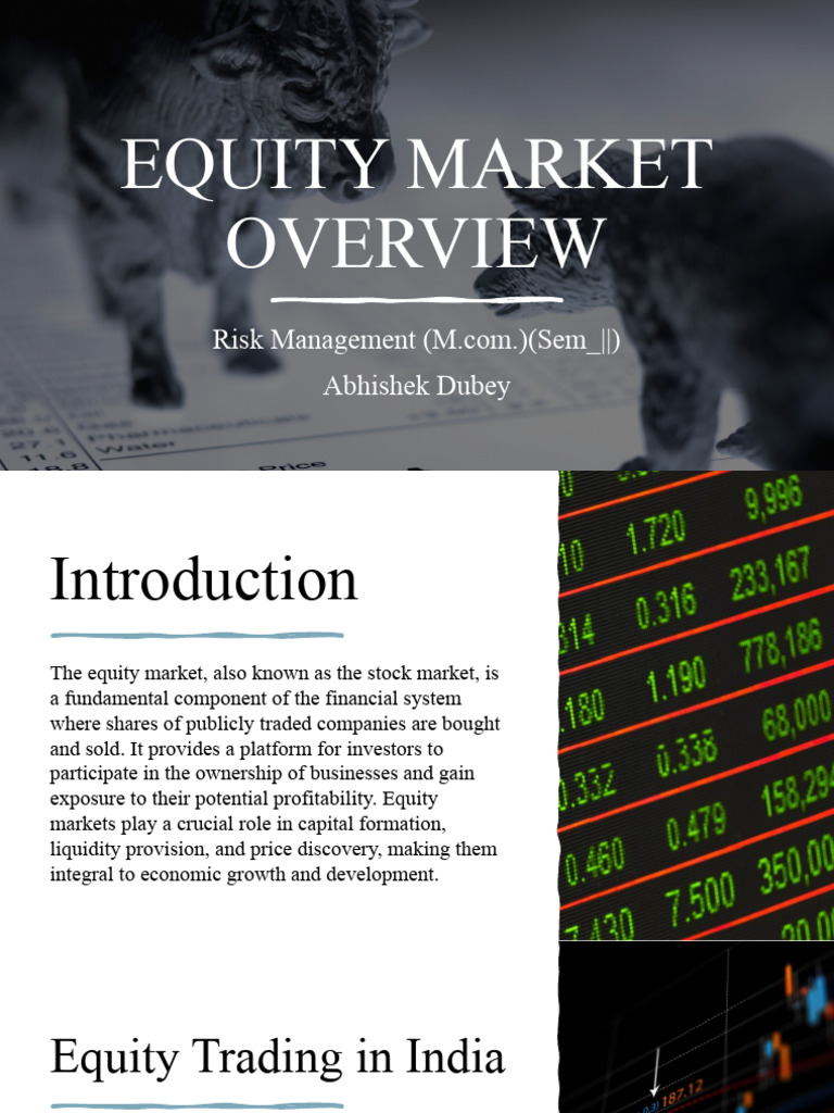 Equity Market Overview | PDF | Stocks | Stock Market