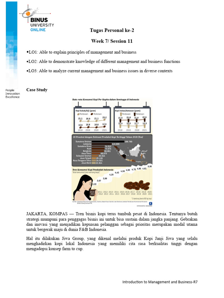 Tugas Personal Ke-2 Week 7/ Session 11: Case Study | PDF | Karier & Perkembangan