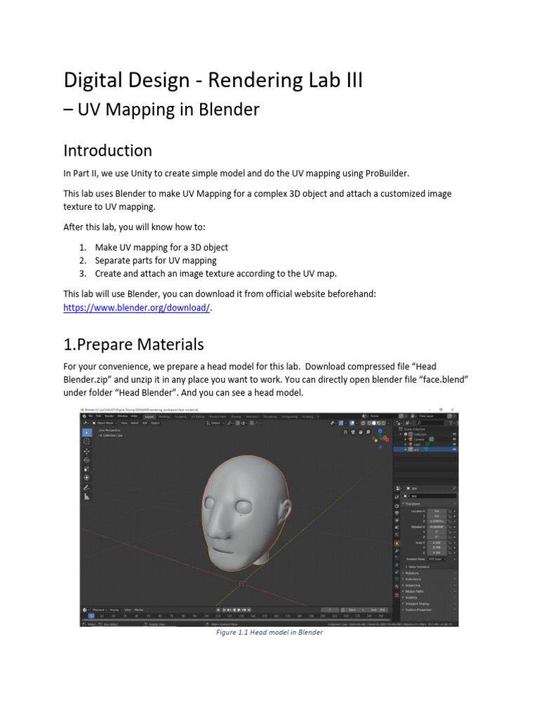 010rendering Lab Manual-Part III | Download Free PDF | Texture Mapping | Blender (Software)
