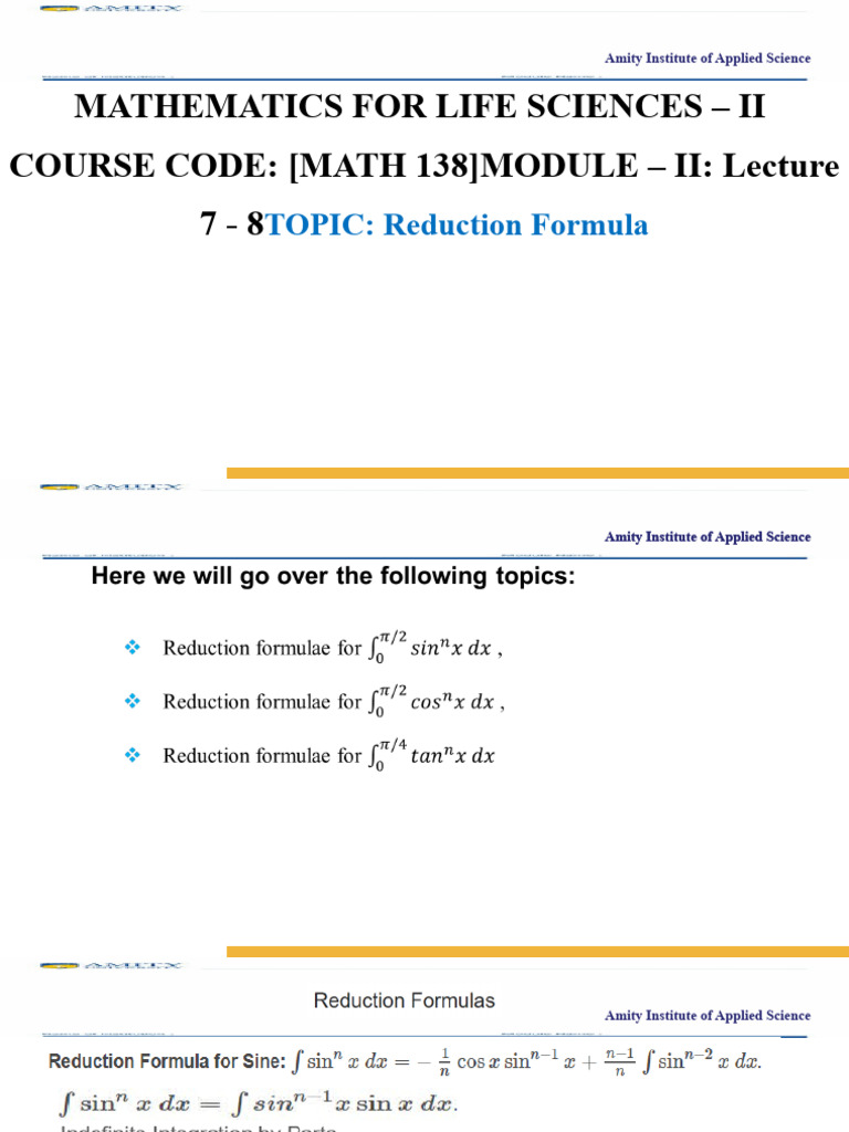 Reduction Formula in Life Sciences | PDF | Computers | Technology & Engineering