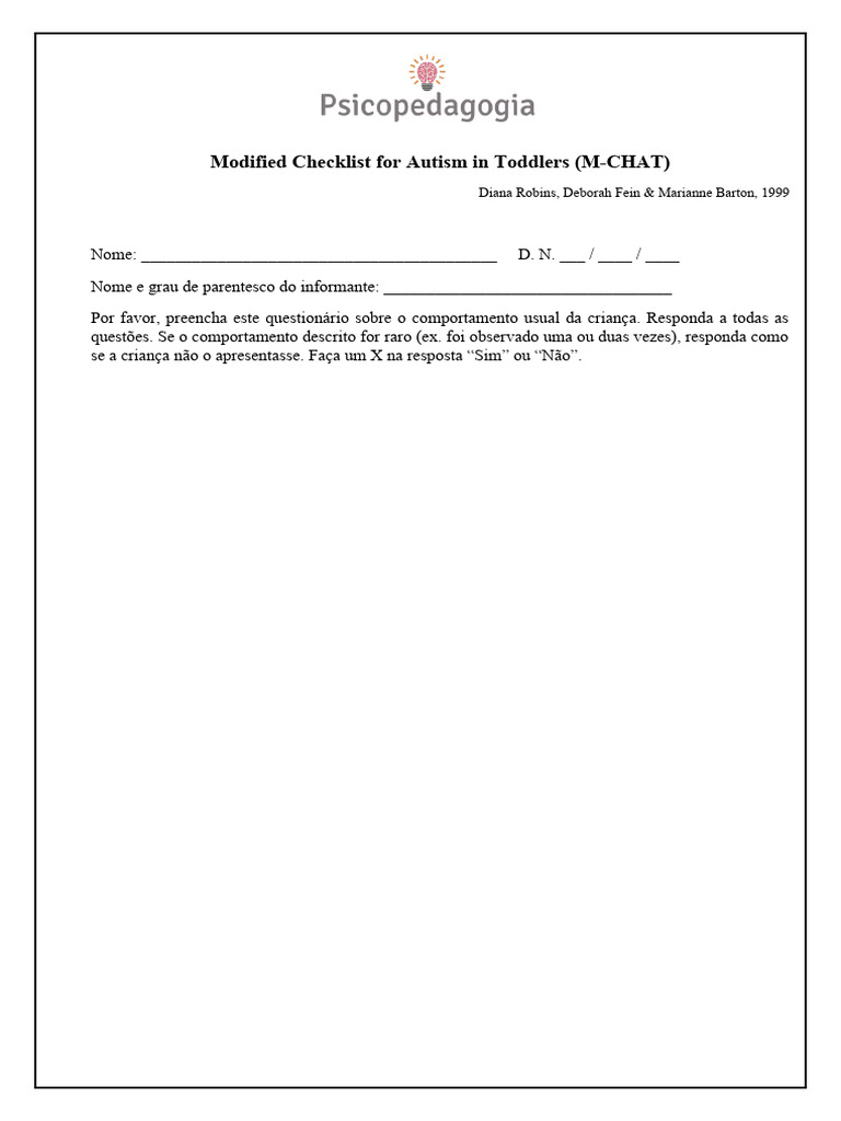 Modified_Checklist_for_Autism_in_Toddlers_M_CHAT_4429501bb91940 | PDF ...