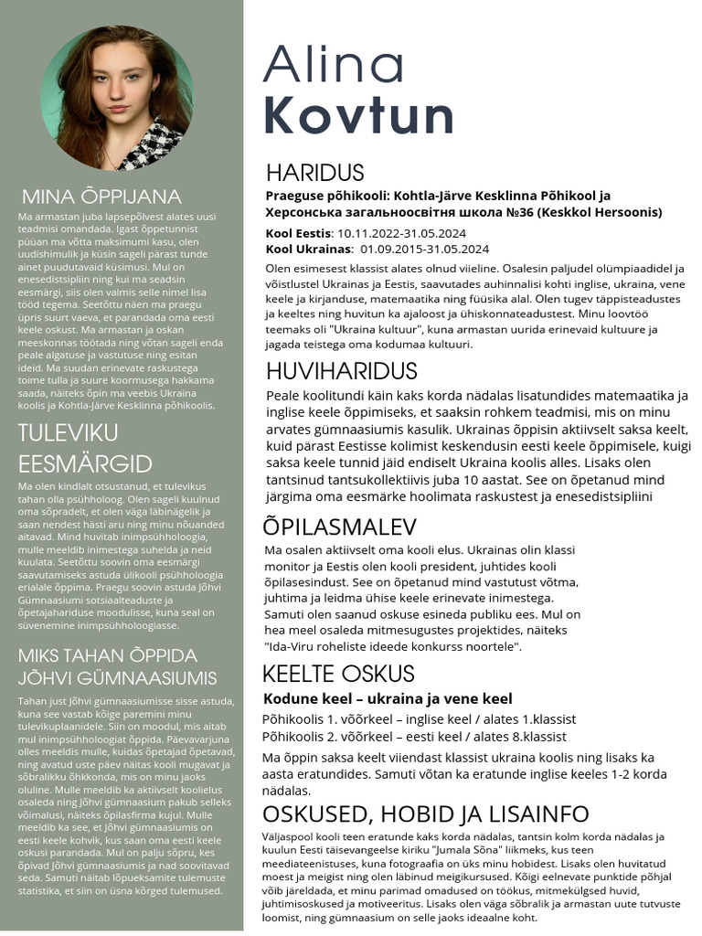 Mina Õppijana | PDF