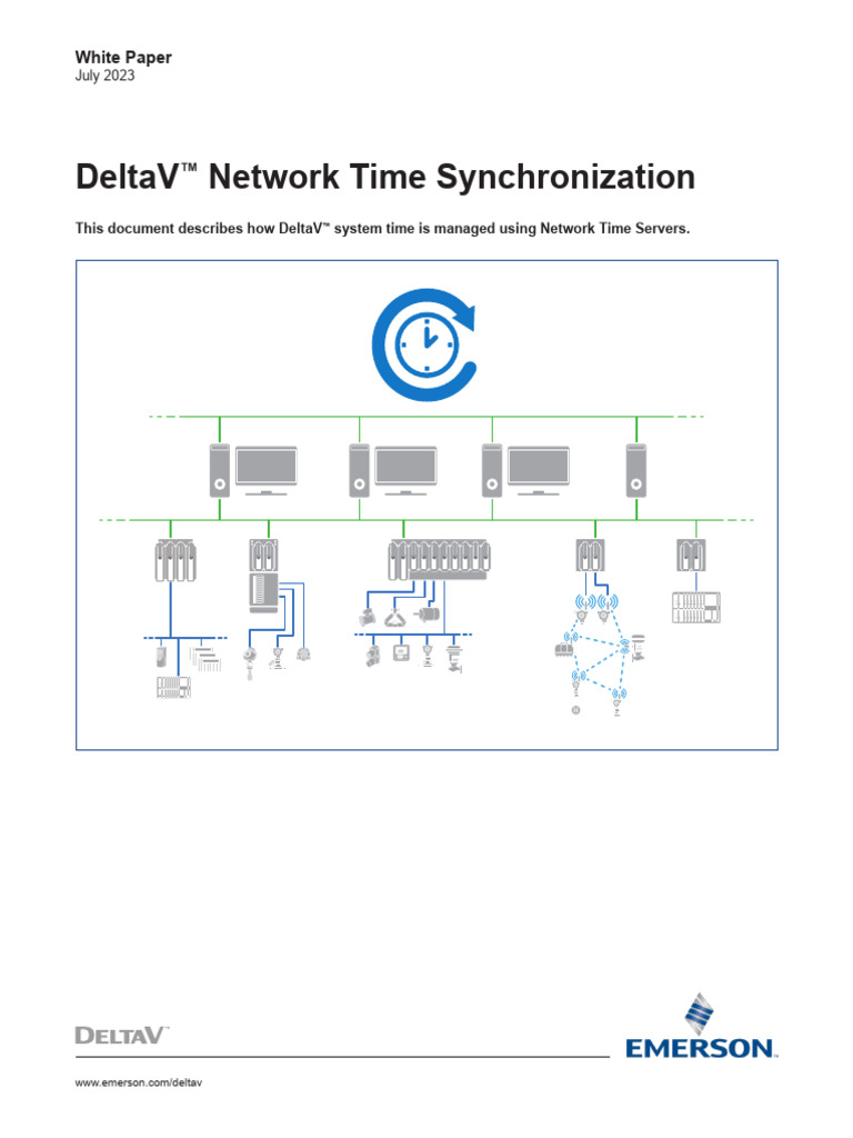 White Paper Deltav Network Time Synchronization Deltav en 55974 | PDF | Computer Network ...