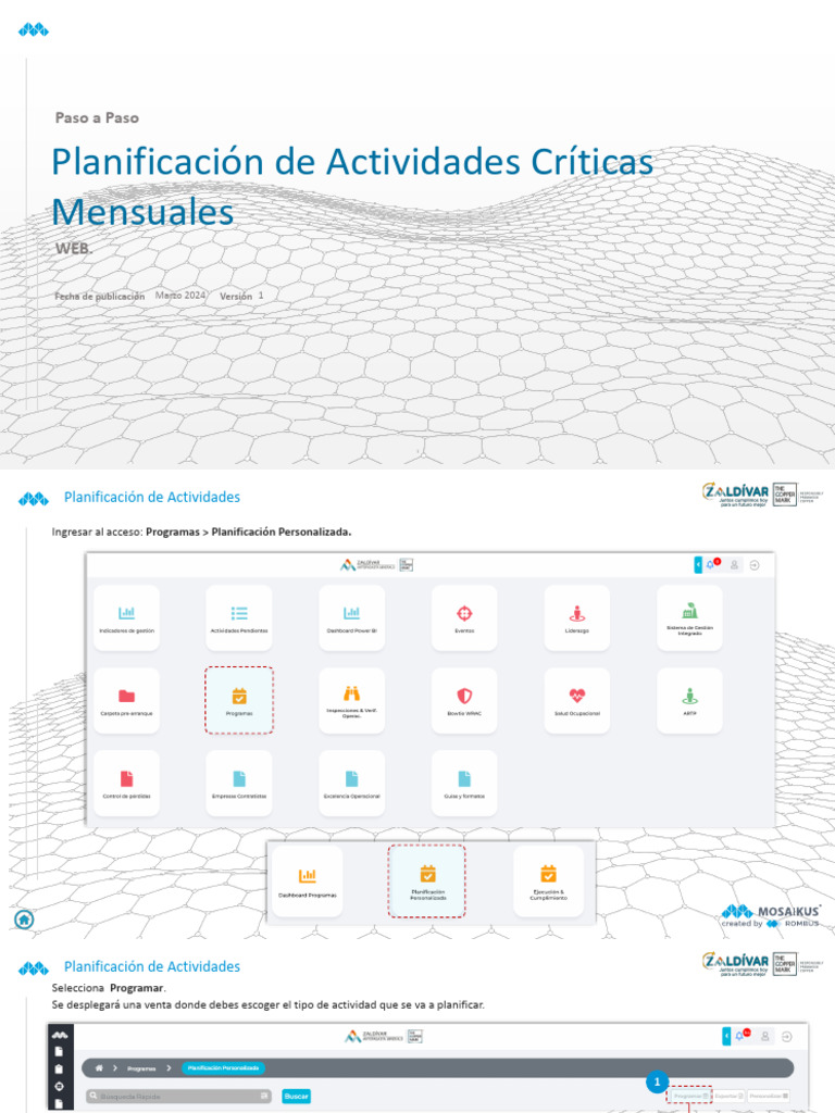 Planificación de Actividades Críticas Mensuales | PDF | Planificación | Informática