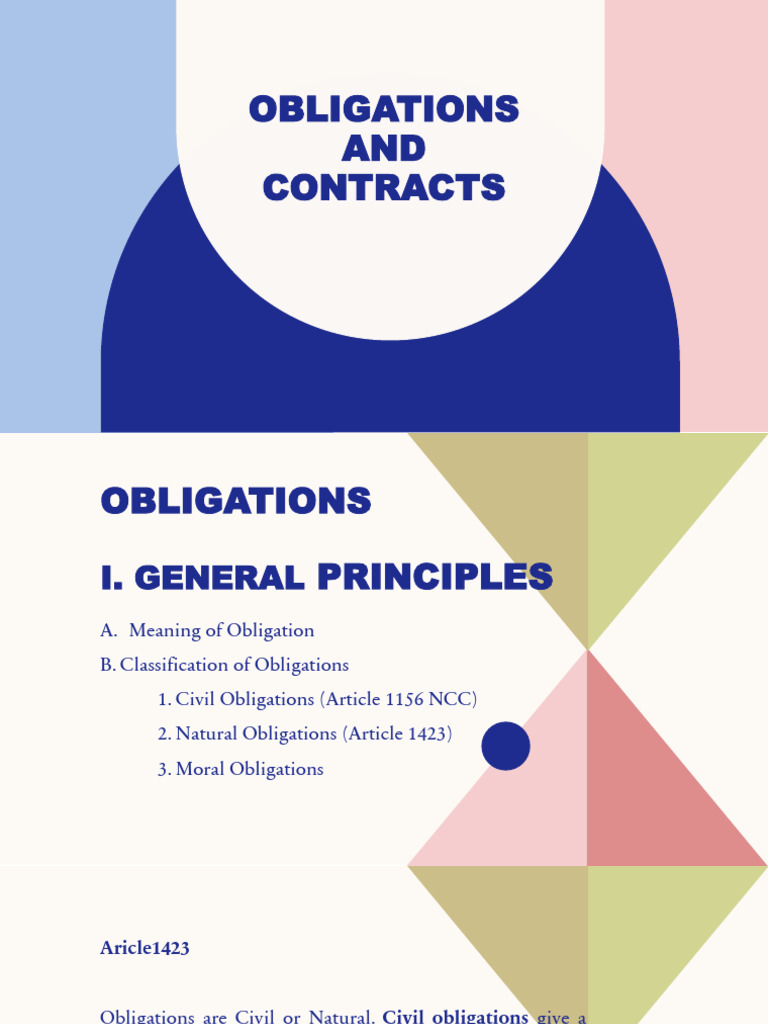 2 Obligations and Contracts | PDF | Negligence | Legal Liability