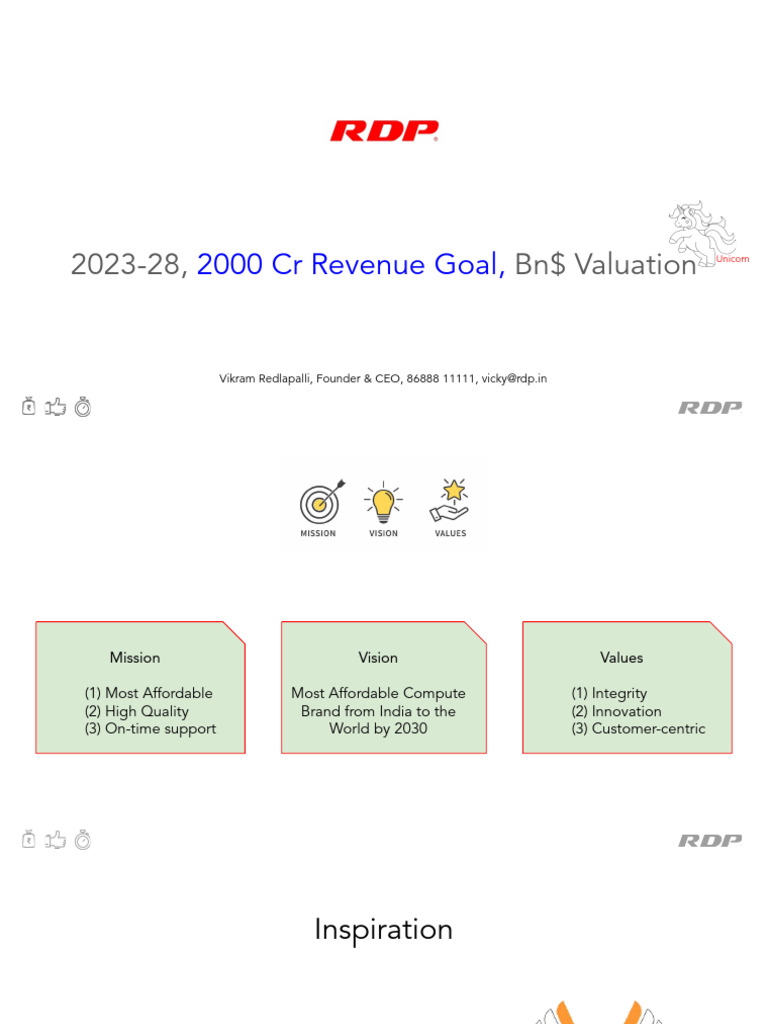 RDP BUs - Vision (2023-28) | PDF | Computer Hardware | Desktop Computer