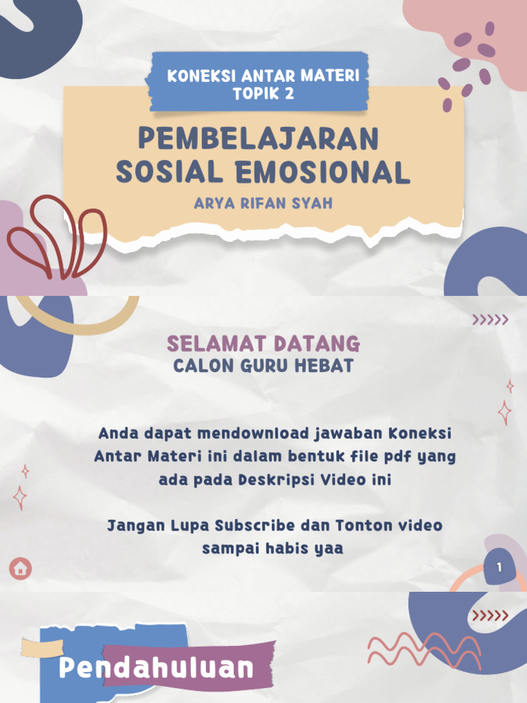 Koneksi Antar Materi - Topik 2 - Pse | PDF