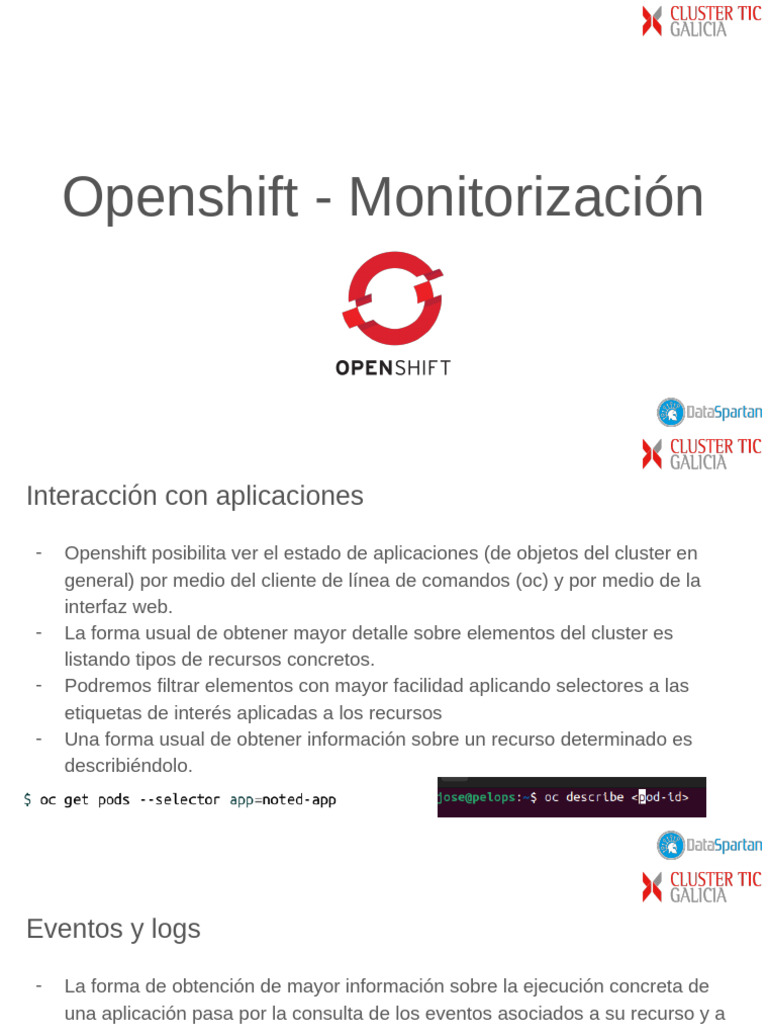 8.openshift - Monitorización | PDF | Interfaz de línea de comando ...