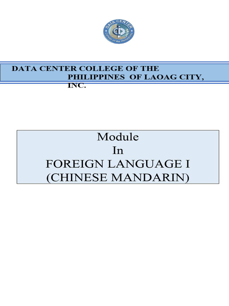 Chinese Mandarin Module | PDF | Taiwan | Astrological Sign