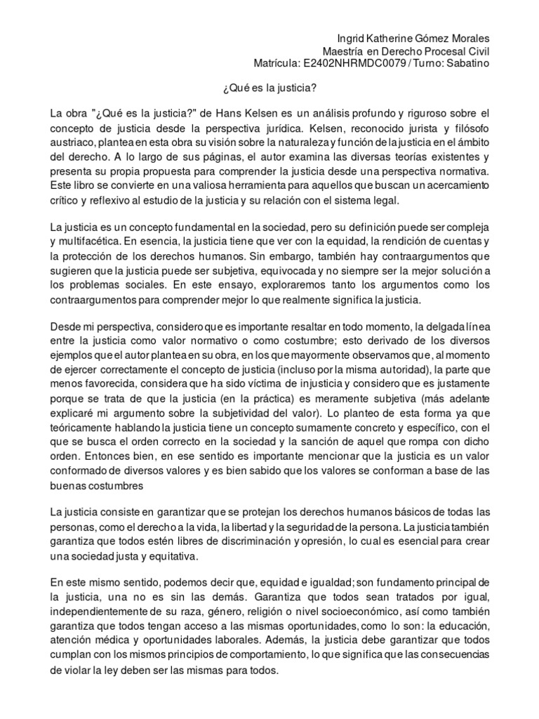 Qué es la justicia | PDF | Justicia | Crimen y violencia