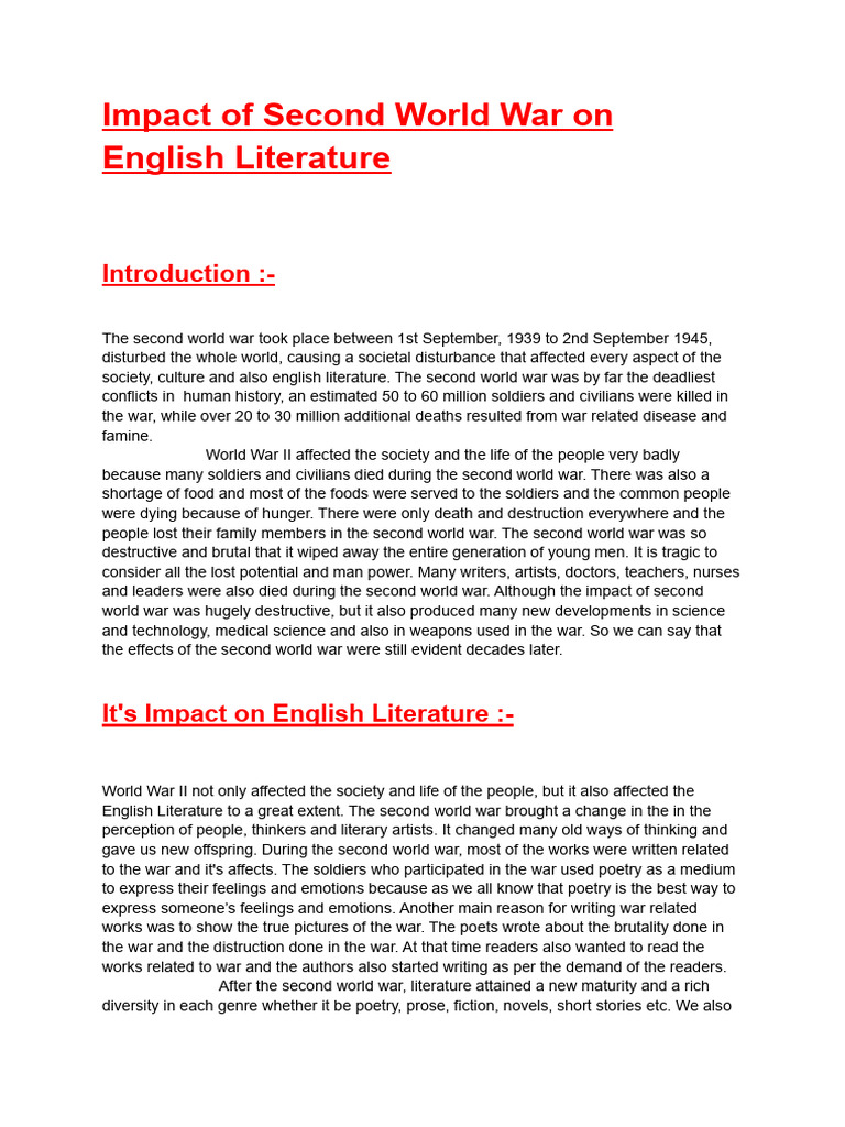 Second world war | PDF