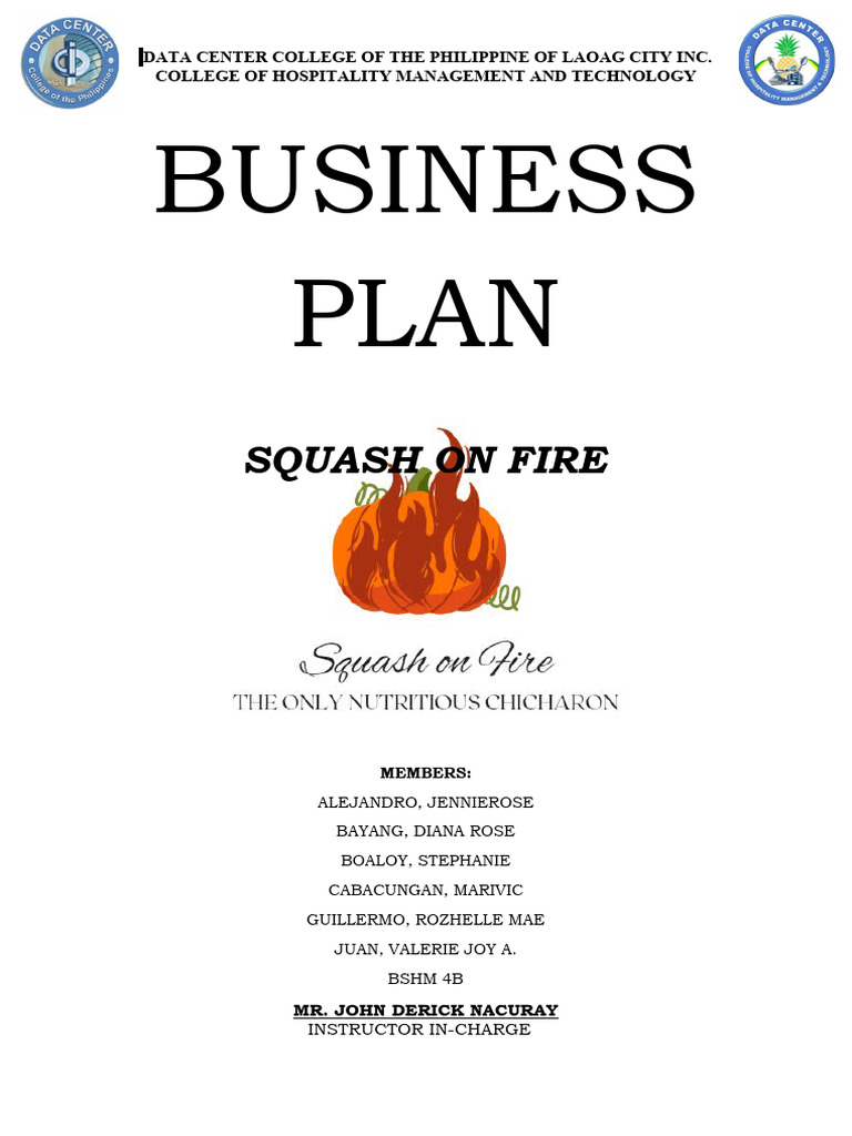 Squash On Fire Business Plan | Download Free PDF | Taste | Social Media