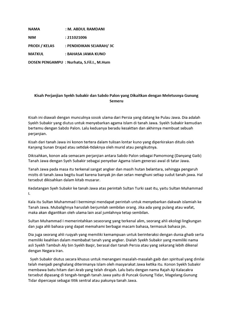 M. ABDUL RAMDANI Resume MK JK | PDF | Ilmu Sosial | Agama & Spiritualitas