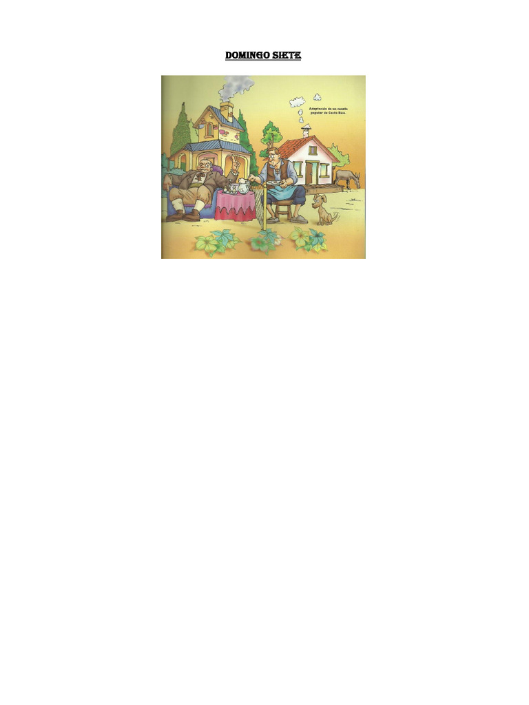 Cuento Infantil - Domingo Siete | PDF