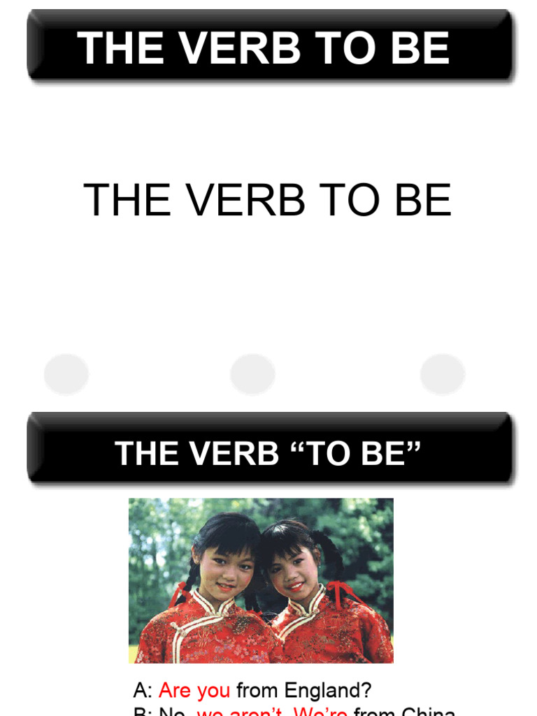 The Verb To Be Ingilizce Be Olmak Fiili Kullanimi Ornek Cumleler 225 ...