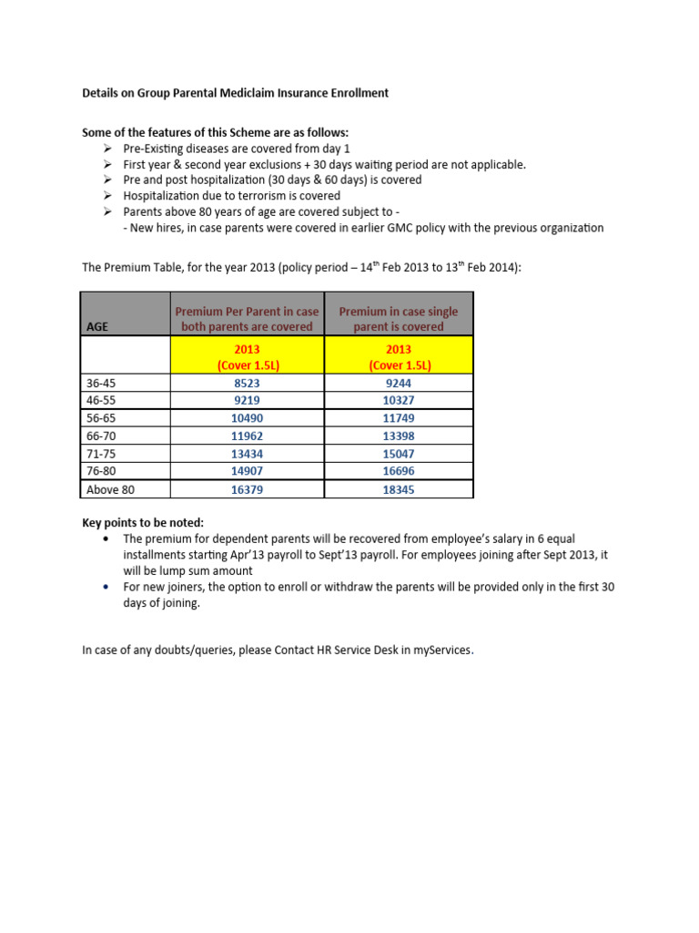Insurance One Pager | PDF