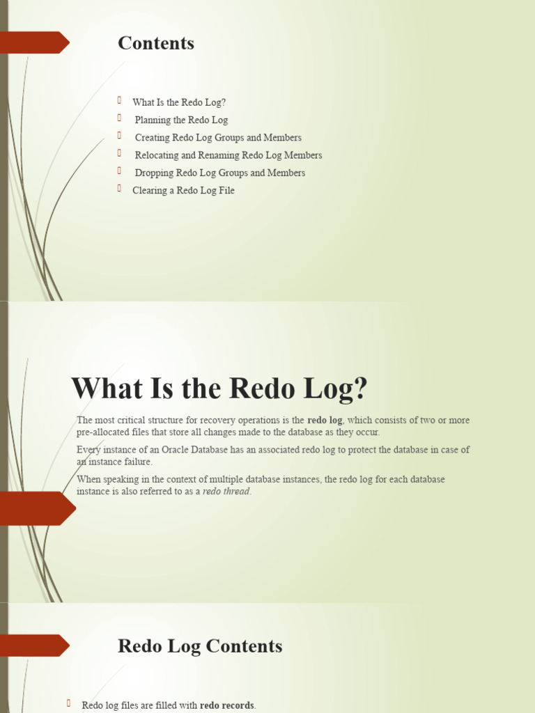 5 redo-log-files | PDF | Databases | Data Management