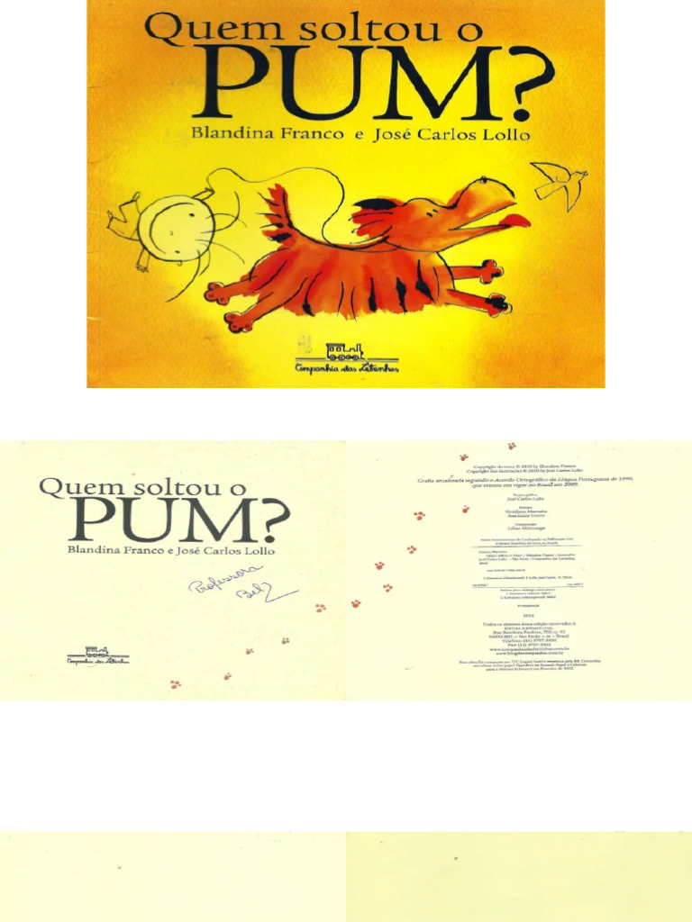 Livro - Quem Soltou o Pum | PDF