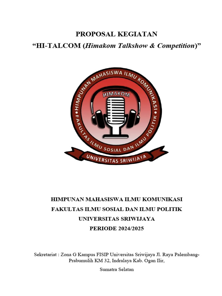 Proposal Kegiatan Hi-Talcom ttd-1 | PDF