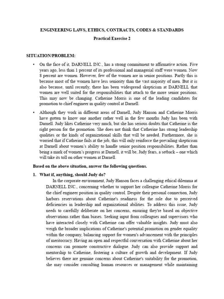 Engineering Laws, Ethics, Contracts, Codes & Standards | PDF ...