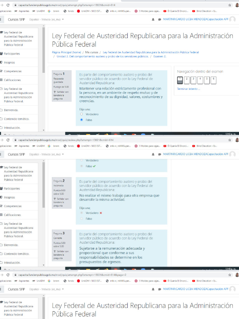 Examen 2 Ley de Austeridad | PDF