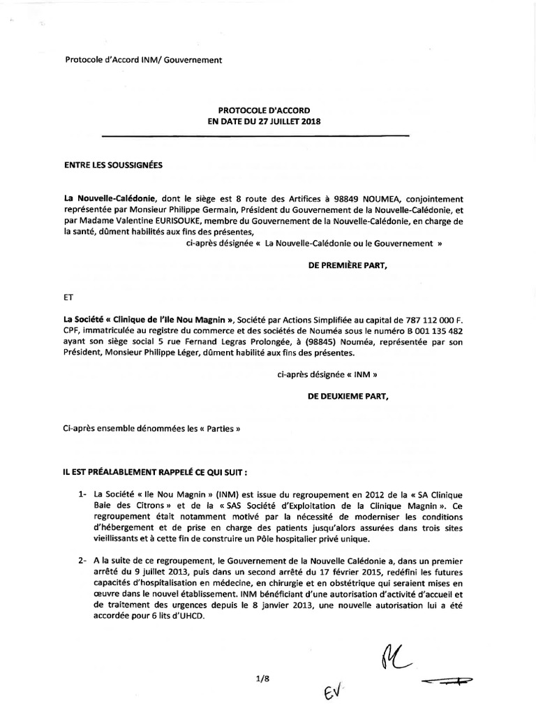 Protocole Daccord Inm | PDF