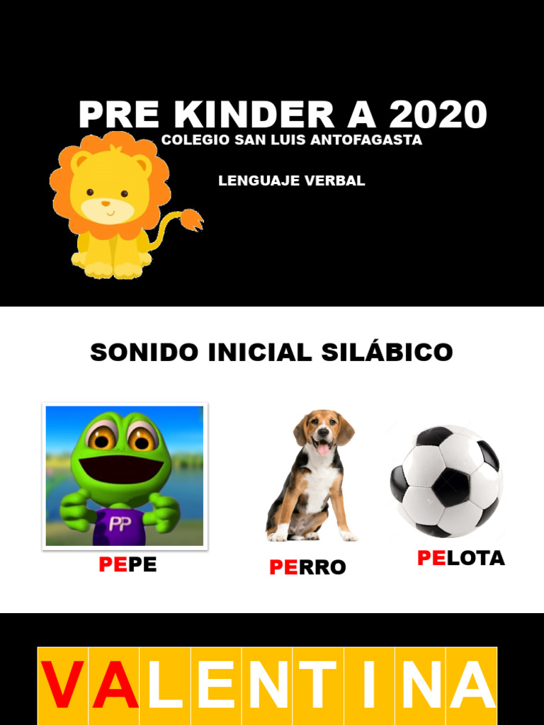 Sonido Inicial Silabico | PDF