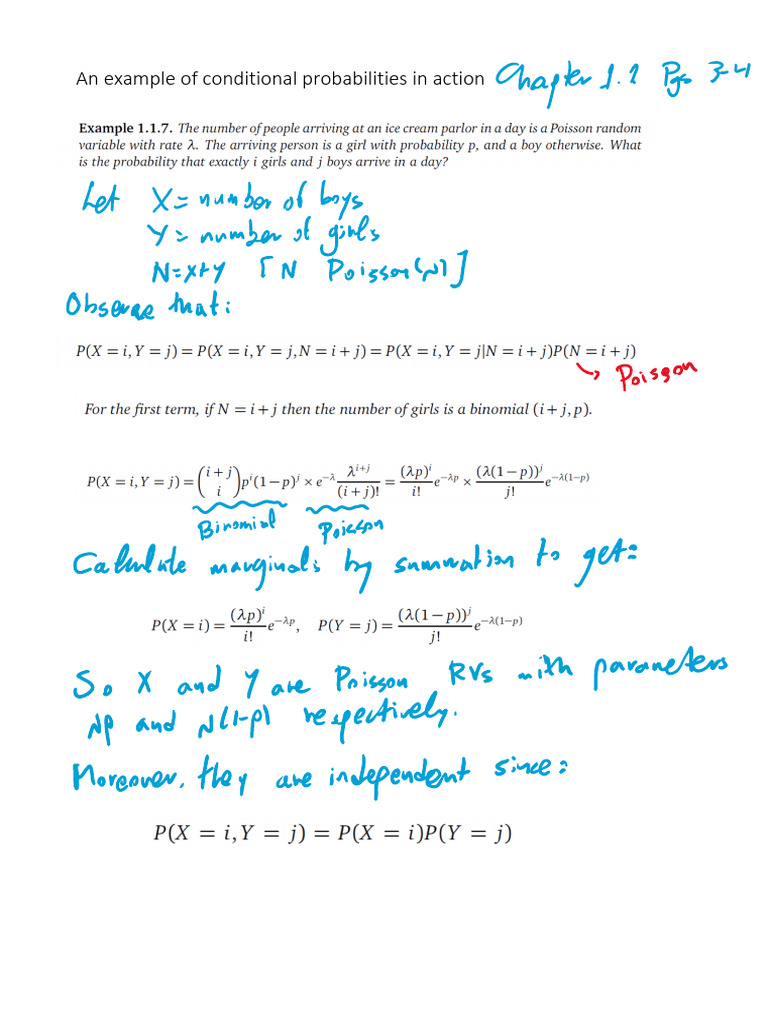 An Example of Conditional Probabilities in Action | PDF