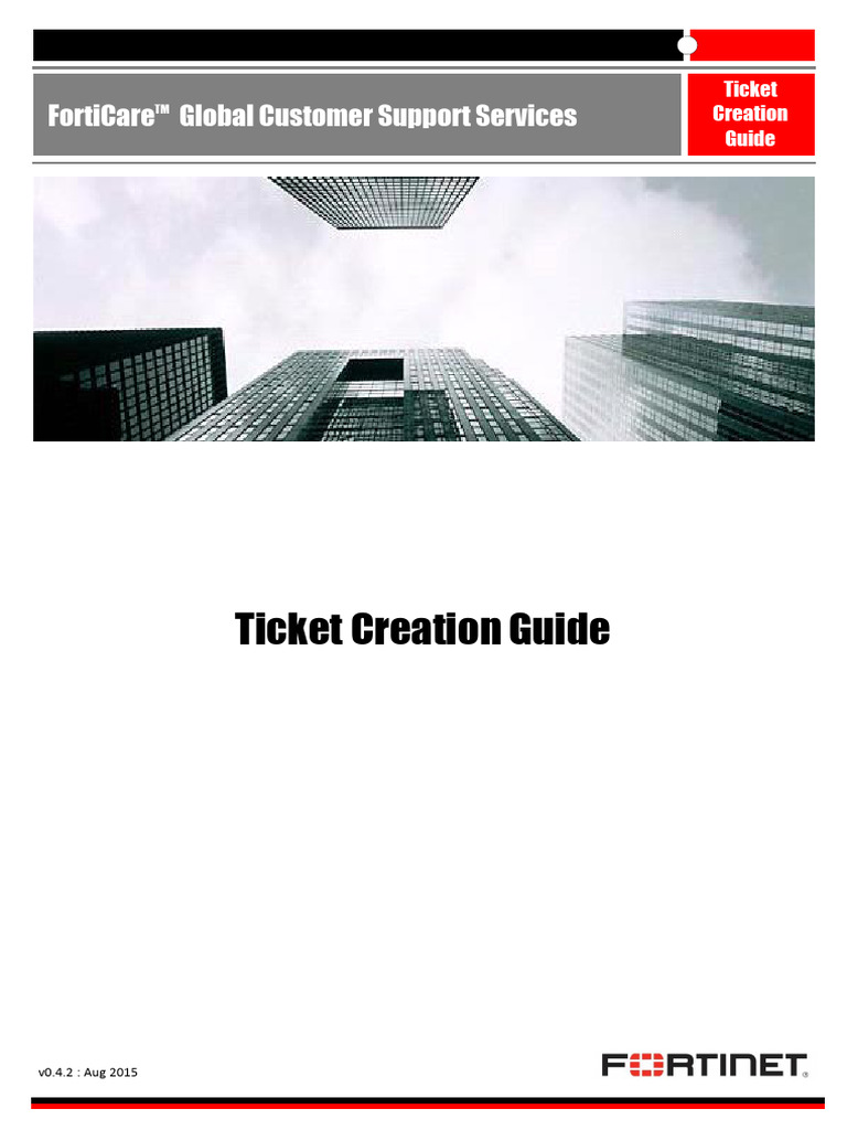 Ticket Creation Guide | PDF | Pro Forma | Invoice