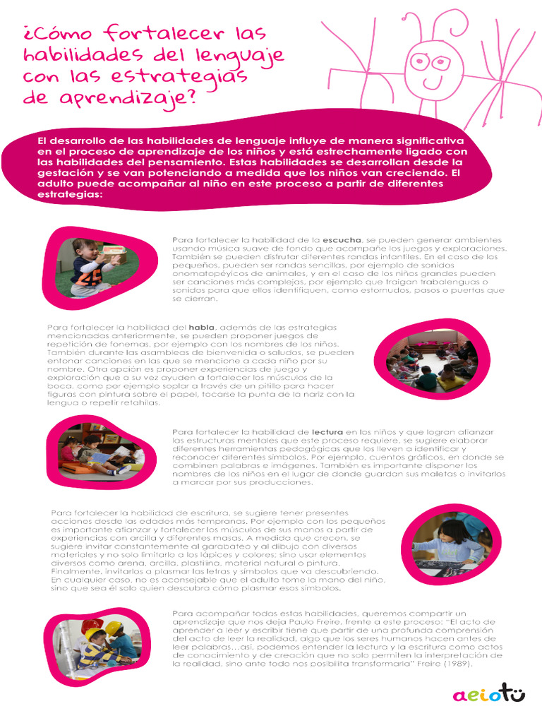Como Fortalecer Las Habilidades Del Lenguaje Con Las Estrategias de ...