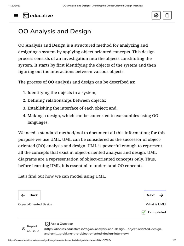2 Oo Analysis And Design Grokking The Object Oriented Design