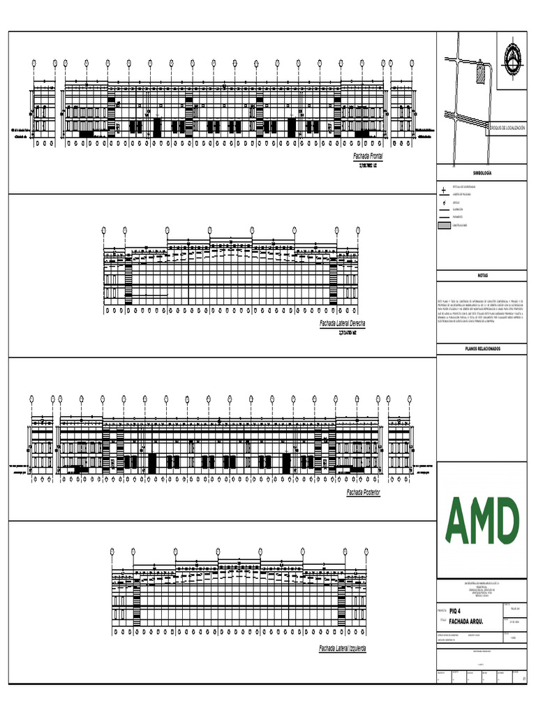 Piq 4 Ar 002 Fachadas Arquitectónicas Rev1-Layout1 | PDF
