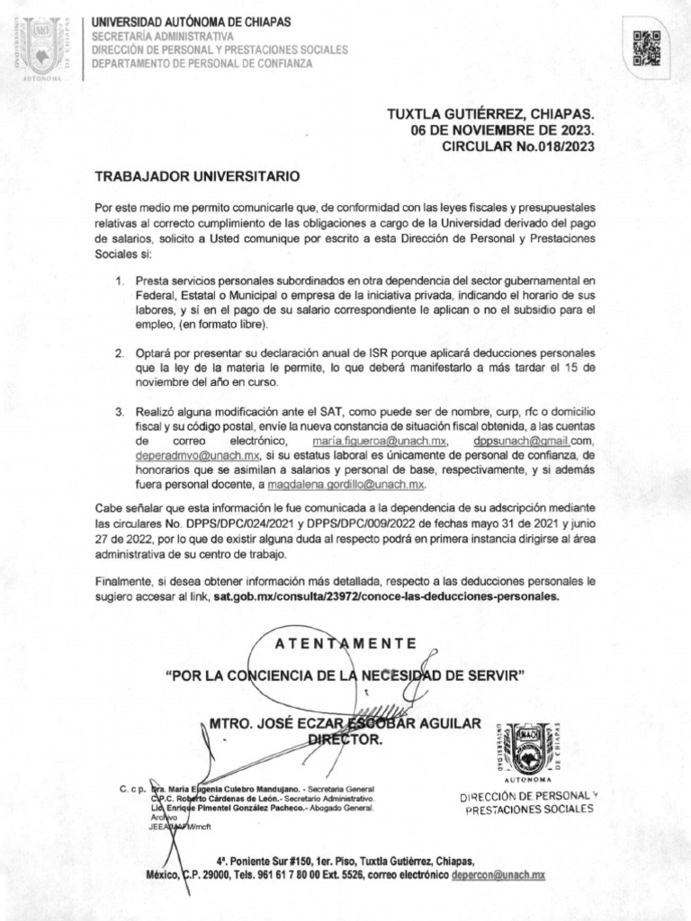 CIRCULAR | PDF | Gobierno