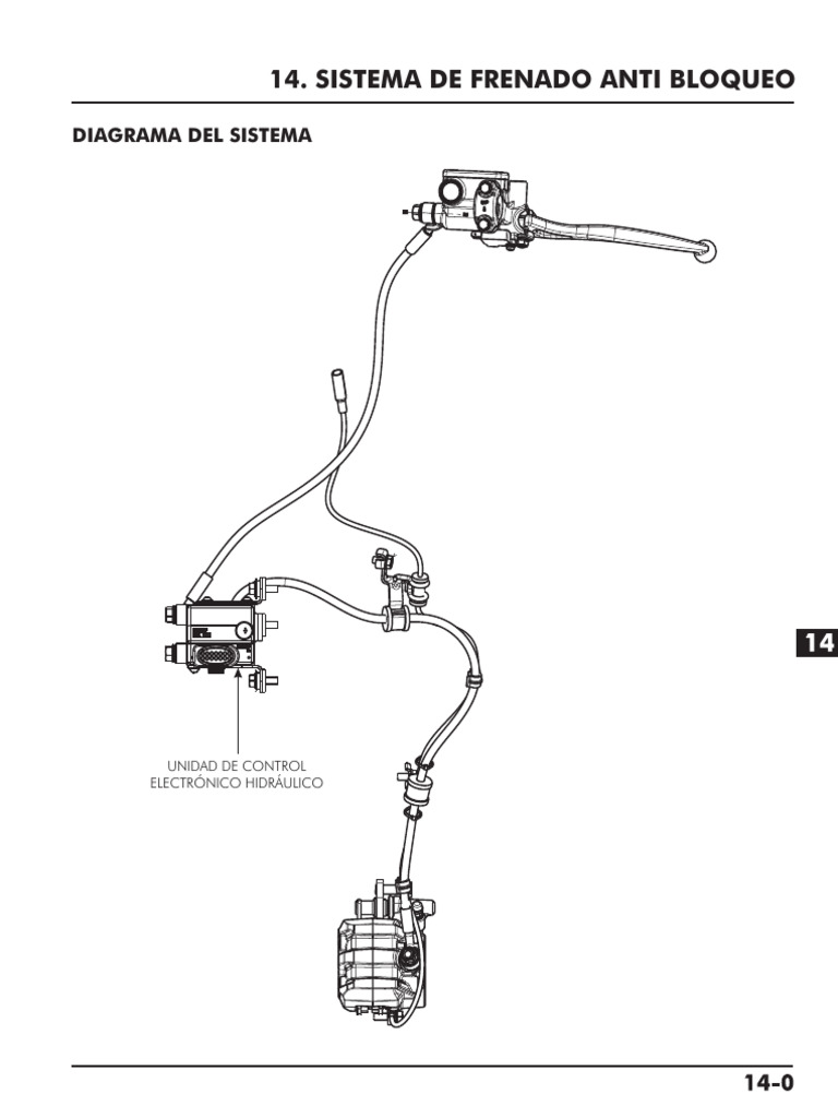 14 - Sistema de Frenado Anti Bloqueo | PDF | Sistema de freno antibloqueo | Ingenieria Eléctrica