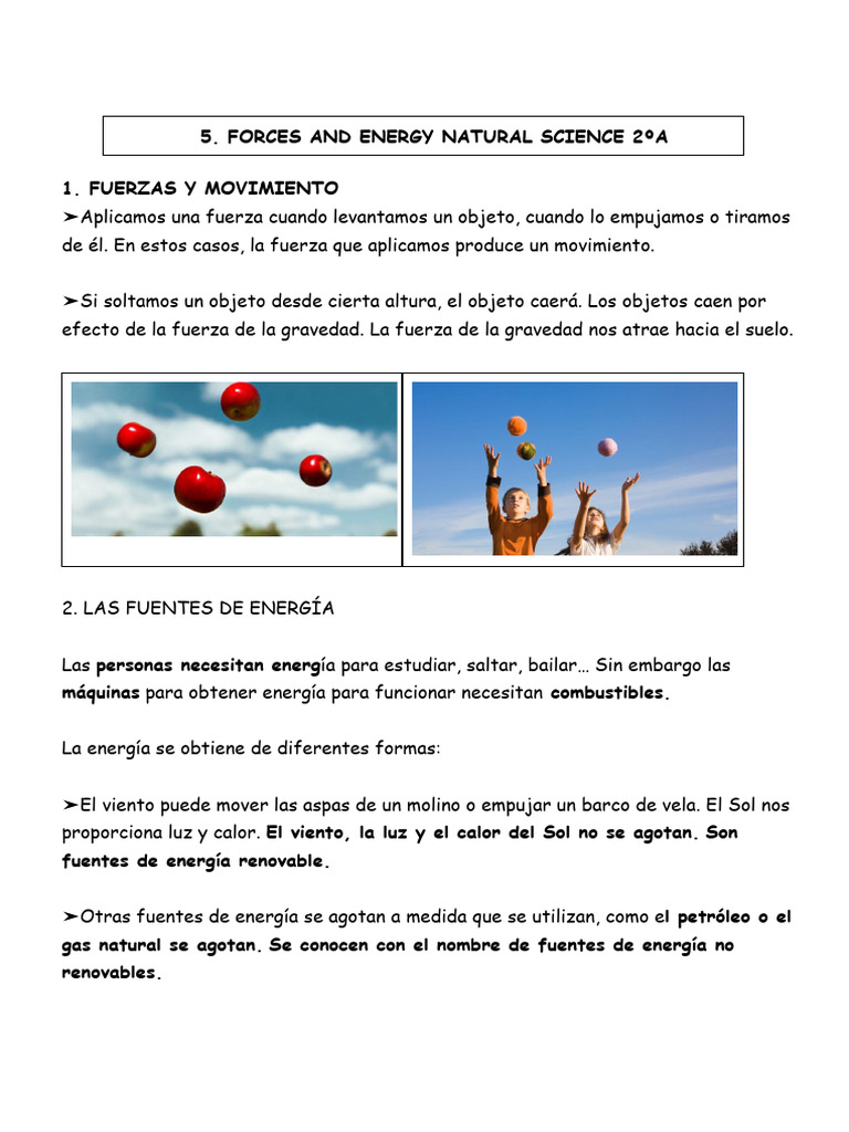 2º Forces Energy | PDF