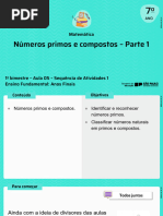 5o ANO MATEMATICA NUMEROS COMPOSTOS E PRIMOS | PDF | Número primo | Números
