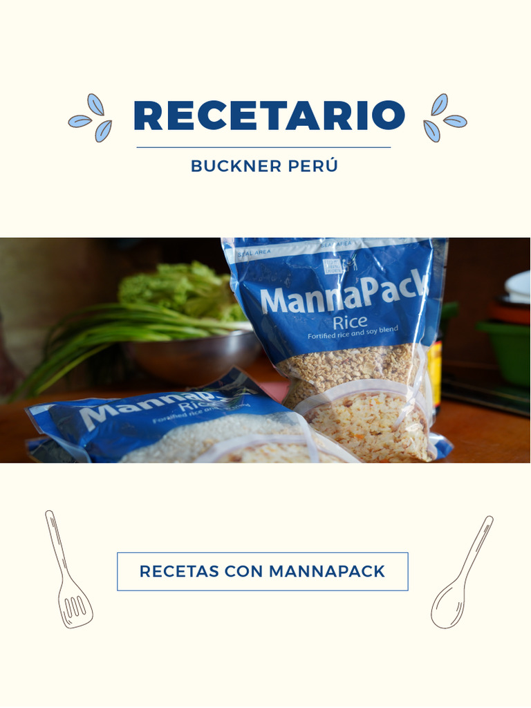 Recetas Nutritivas con MannaPack | PDF | Sopa | Alimentos