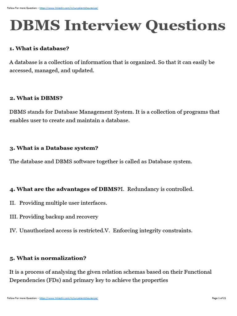 DBMS-1 | PDF | Relational Database | Databases